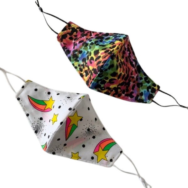 Cheetah Face Mask - Etsy