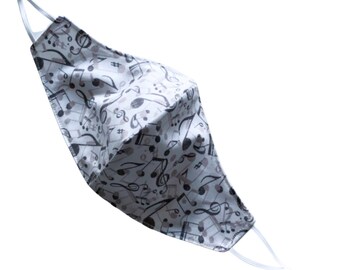 Music Face Mask - Etsy