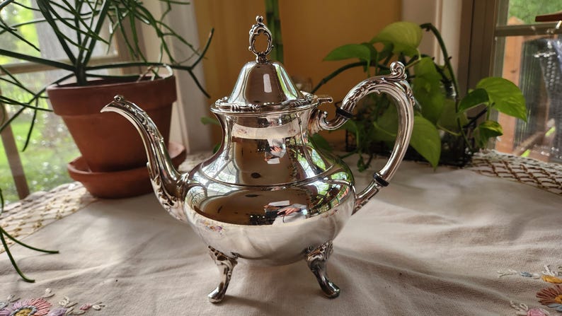 Beatiful! Vintage Oneida USA Silver Plate 5-piece Coffee/tea Service ...