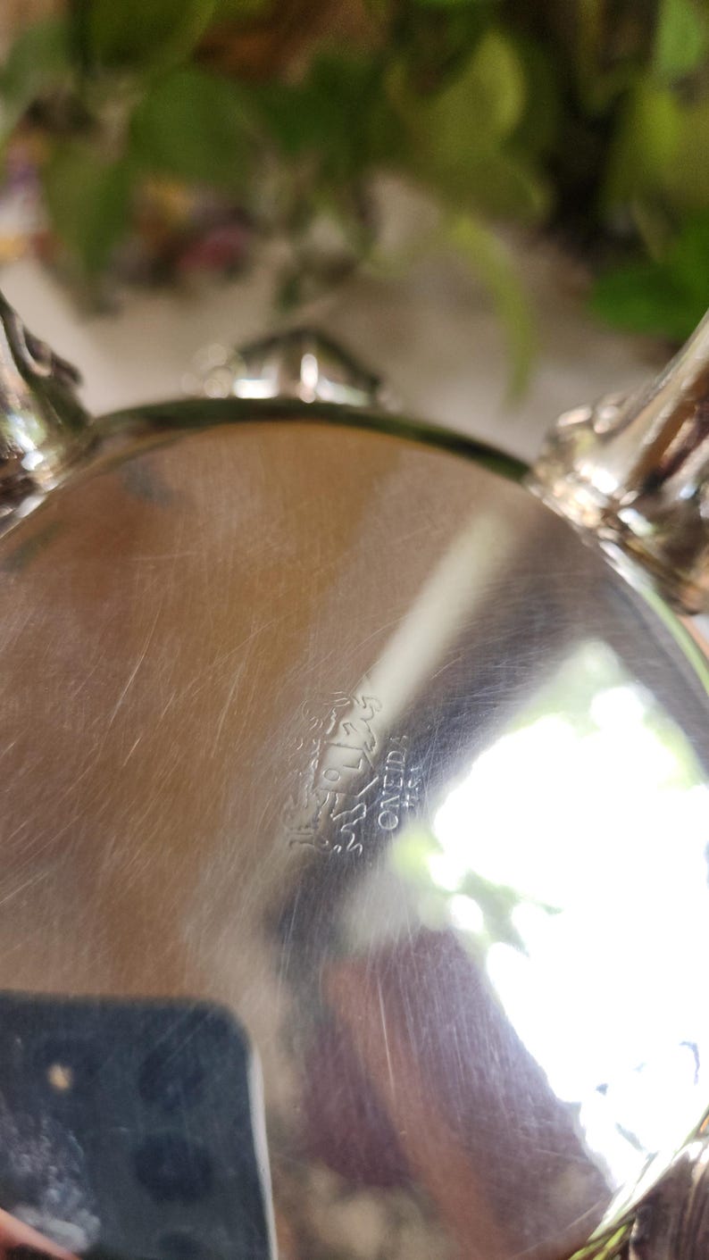 Beatiful! Vintage Oneida USA Silver Plate 5-piece Coffee/tea Service ...