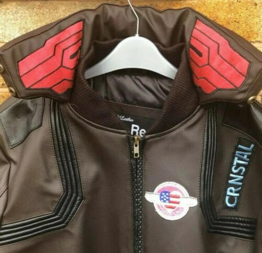 Cyberpunk 2077 Samurai 100% Leather Bomber Jacket - Etsy