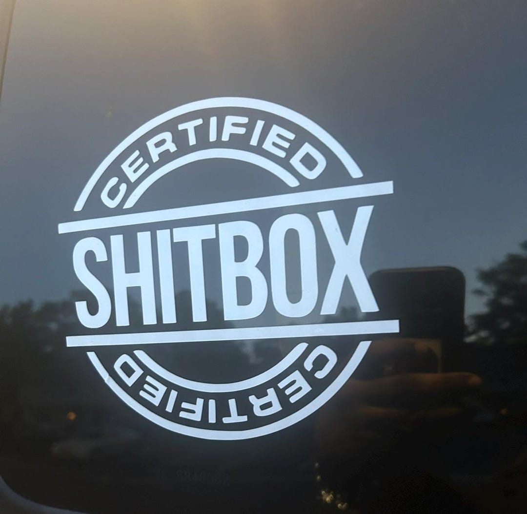 Certified Sh** Box Vinyl Decal - Etsy