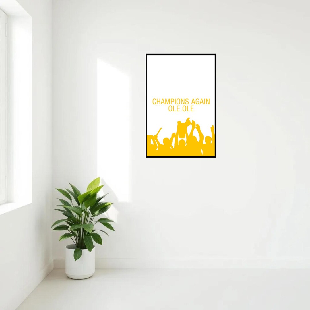 Leeds United Champions Poster - Etsy