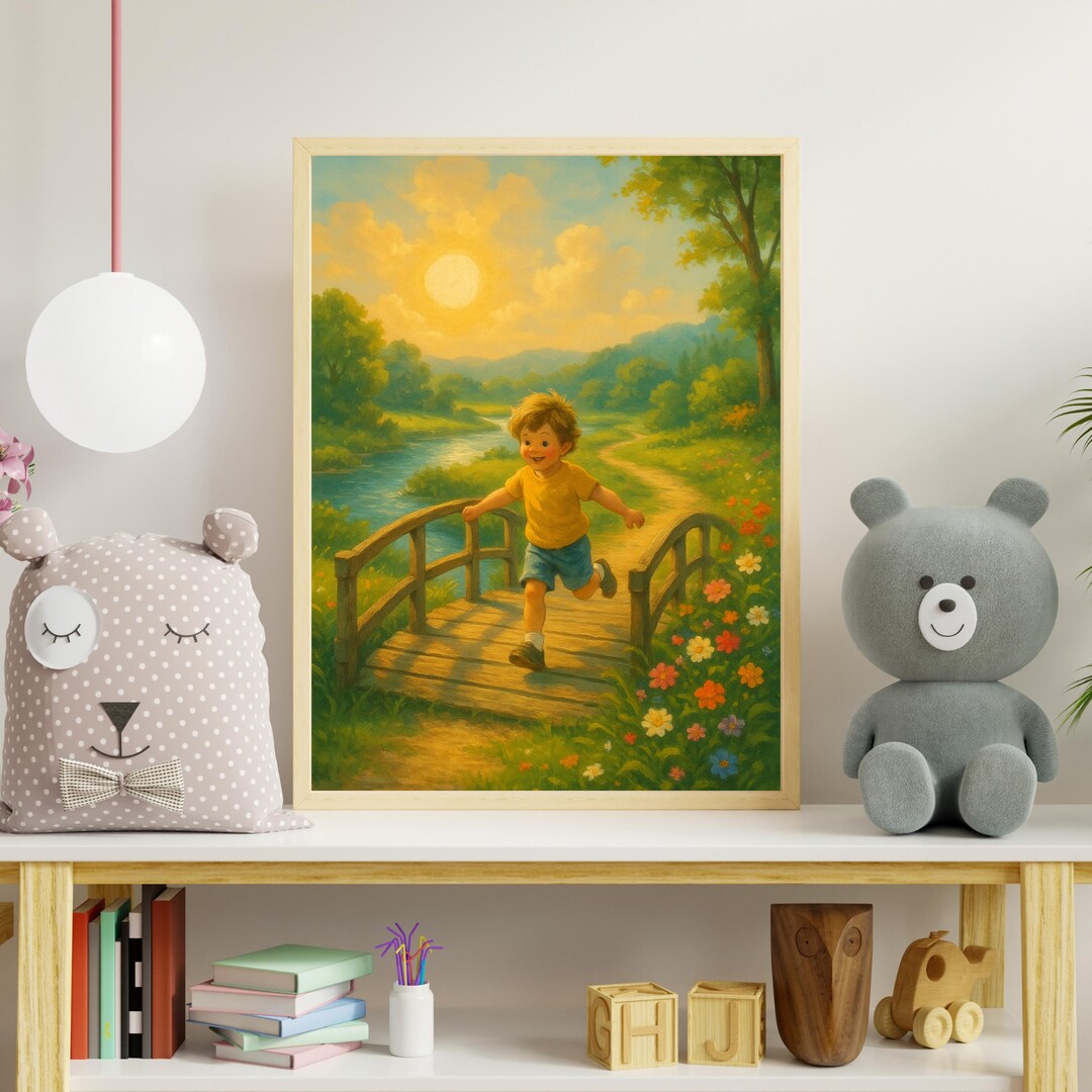 Pastel Dreams Vol. 1 – Bob Ross Style Wall Art for Kids | 4 Printable ...