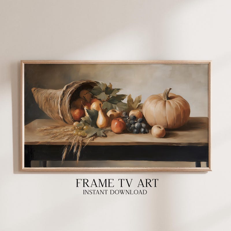 Cornucopia Still Life - Etsy