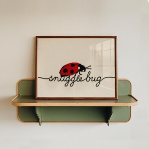 Ladybug Nursery Print: "snuggle Bug" Baby Room Decor (digital Download ...