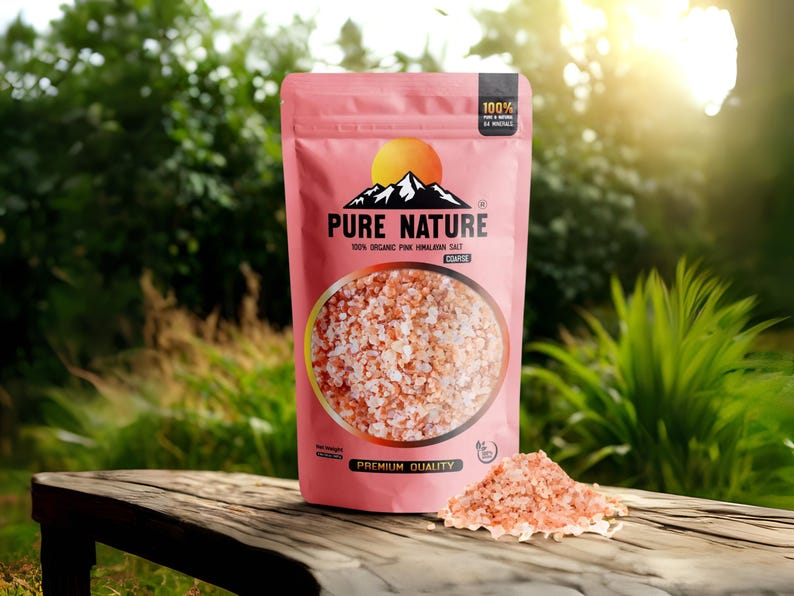 Himalayan Pink Mineral Salt Coarse Grain Pack 2lb Natural Unprocessed ...