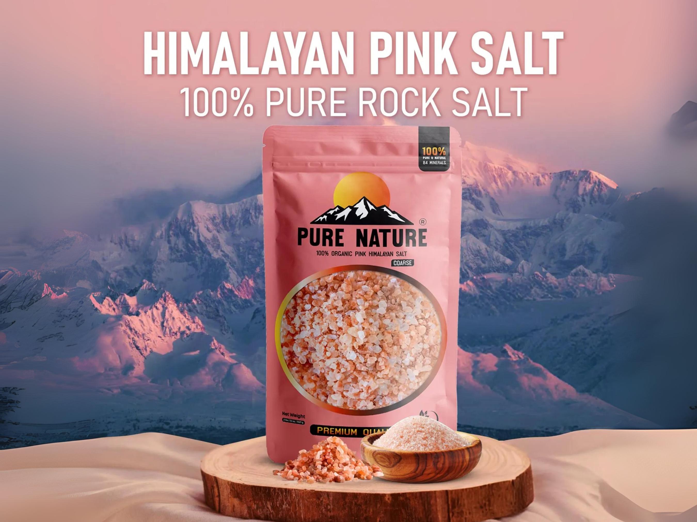 Himalayan Pink Mineral Salt Coarse Grain Pack 2lb Natural Unprocessed ...