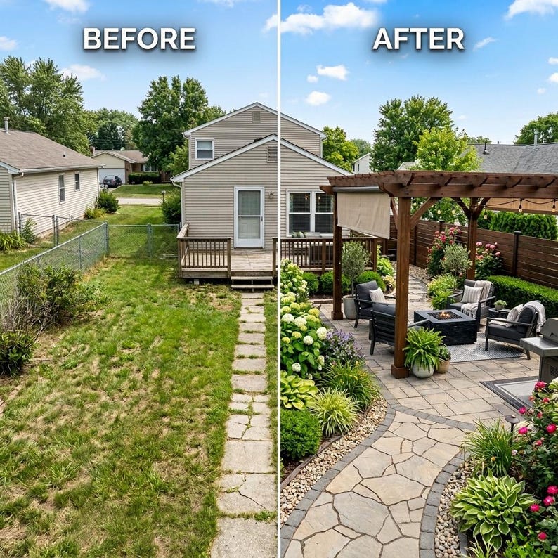 Custom Backyard Design Service | Pool, Patio, Pergola & Landscape 3D ...