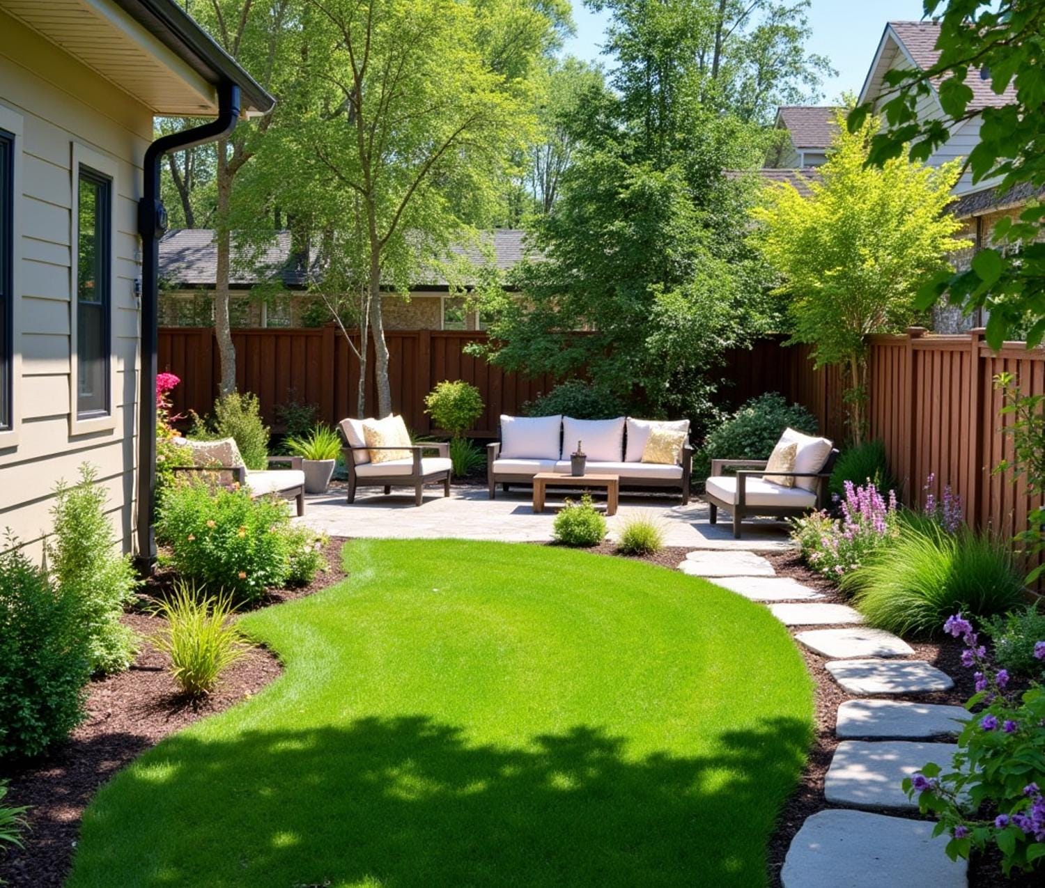 Online Backyard Design, Custom Backyard Design, Backyard 3D Rendering ...