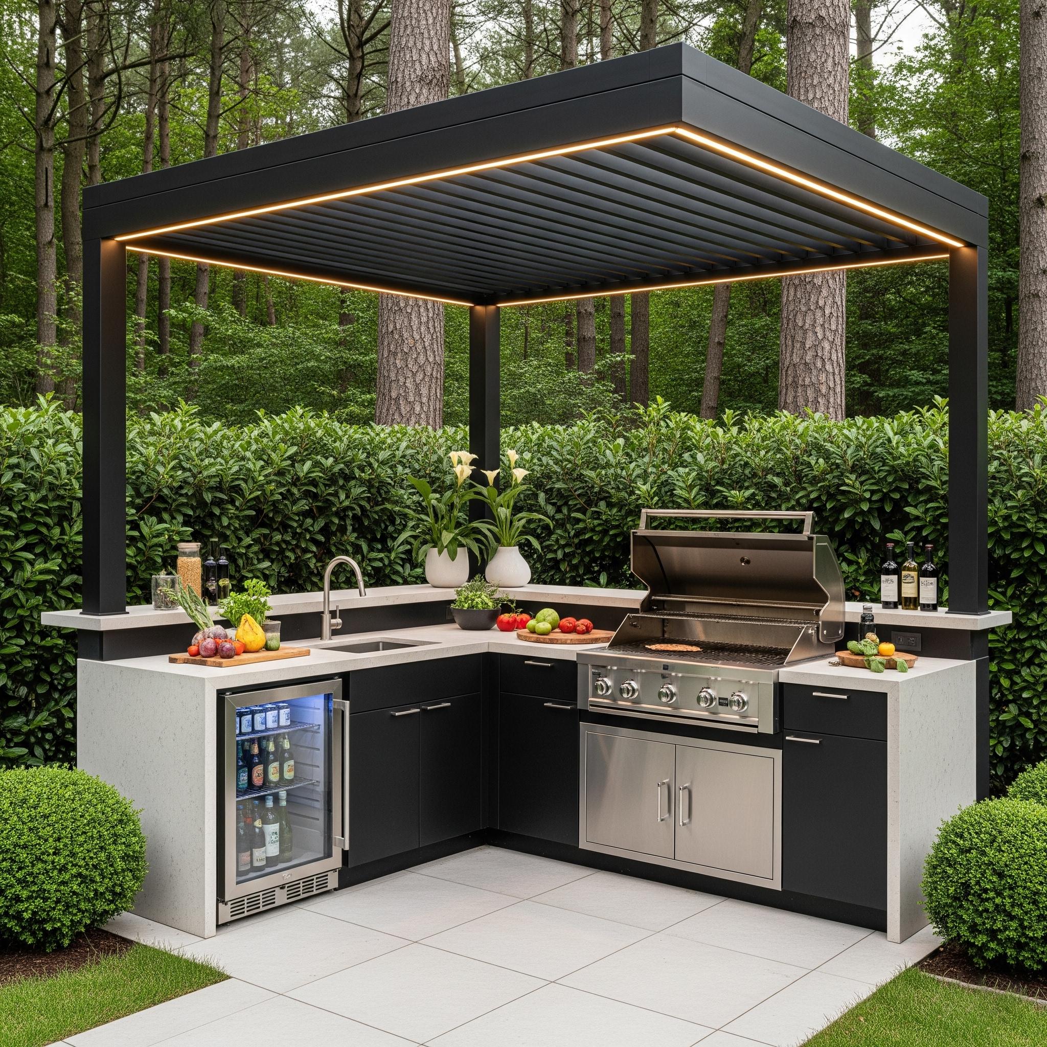 Online Outdoor Kitchen Design, Custom Outdoor Kitchen Design, Online ...