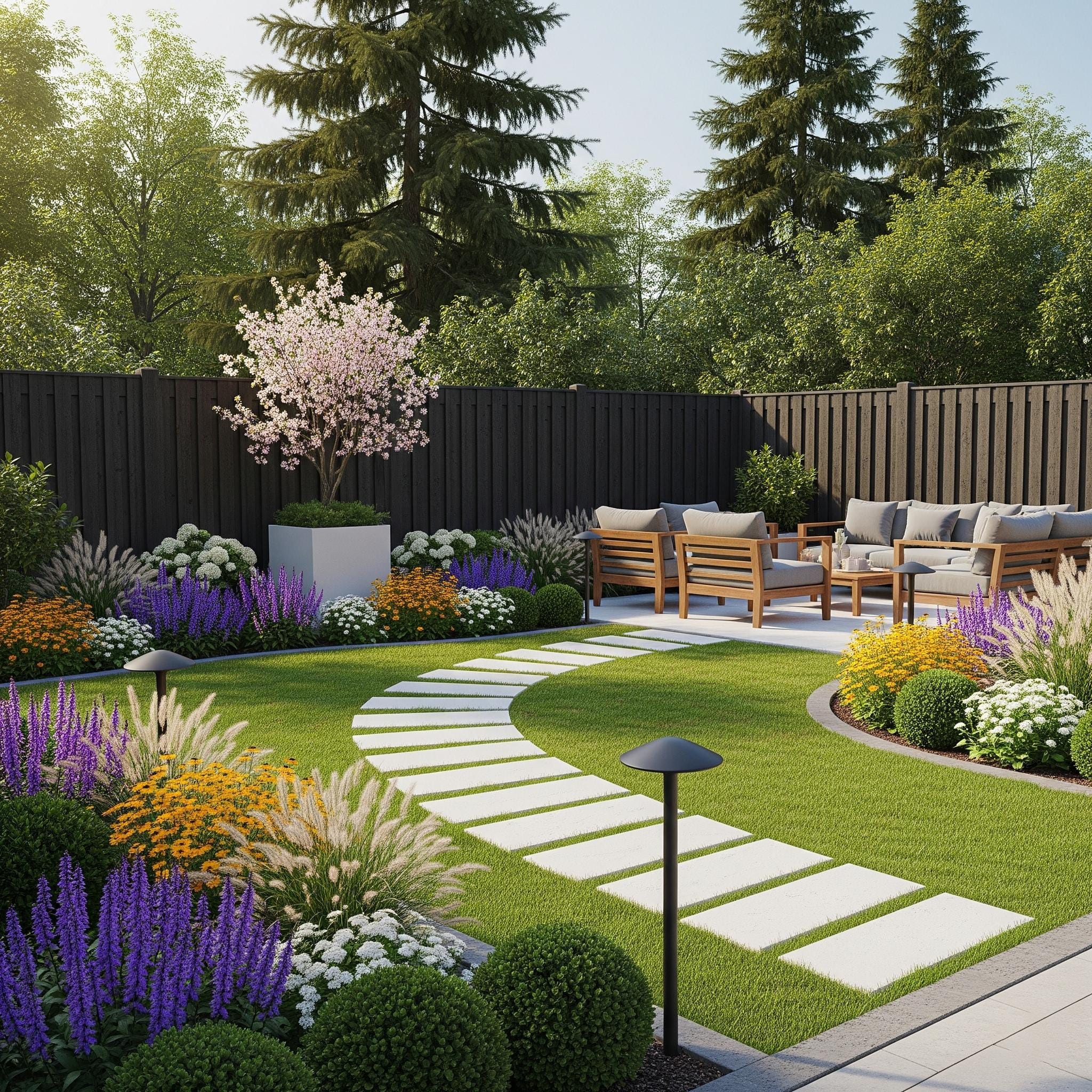 Online Garden Design, Custom Garden Design, Garden 3D Rendering ...