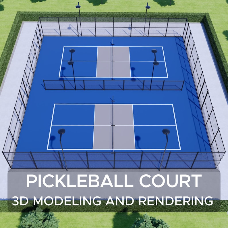 Design Pickleball Court, Tennis Court, Padel Court, Paddle Court ...