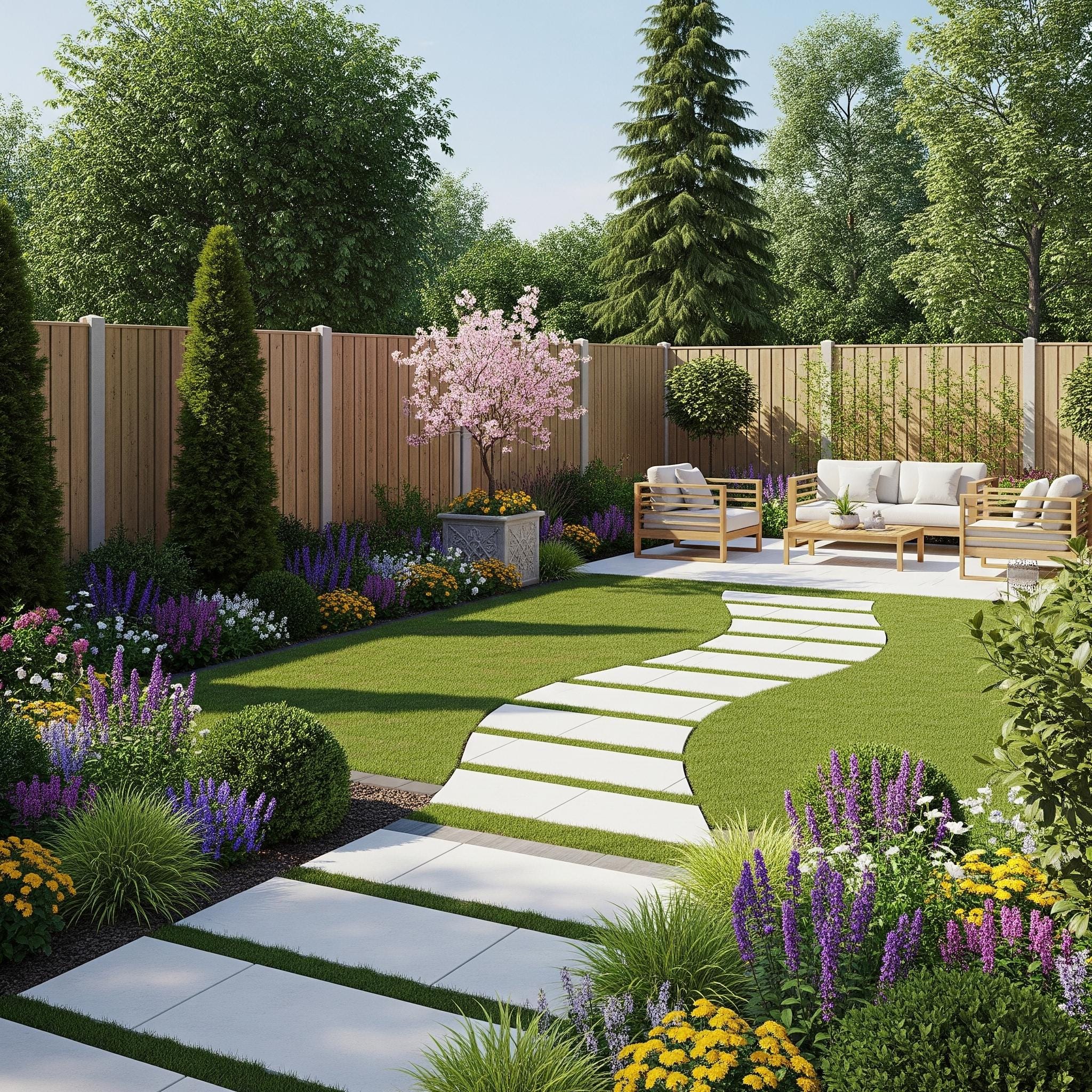 Online Garden Design, Custom Garden Design, Garden 3D Rendering ...