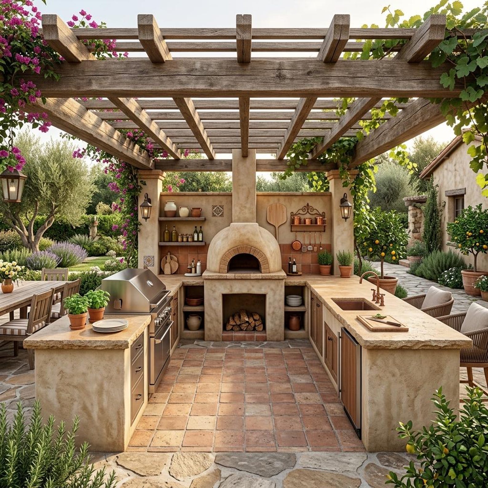 Custom Outdoor Kitchen Design, Backyard Kitchen Plans, Patio BBQ Layout ...