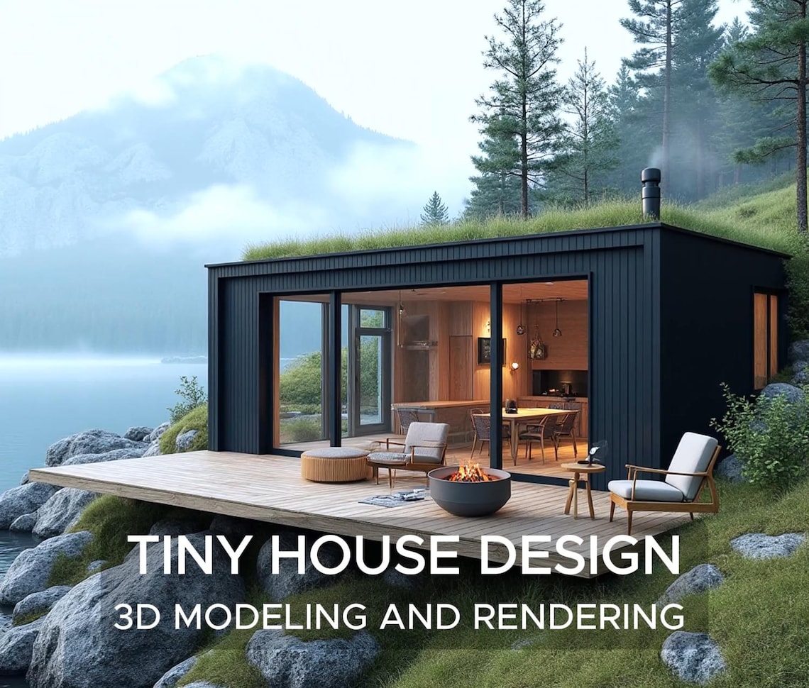 Design Tiny House, Small House, Frame House, Container House, Cabin ...