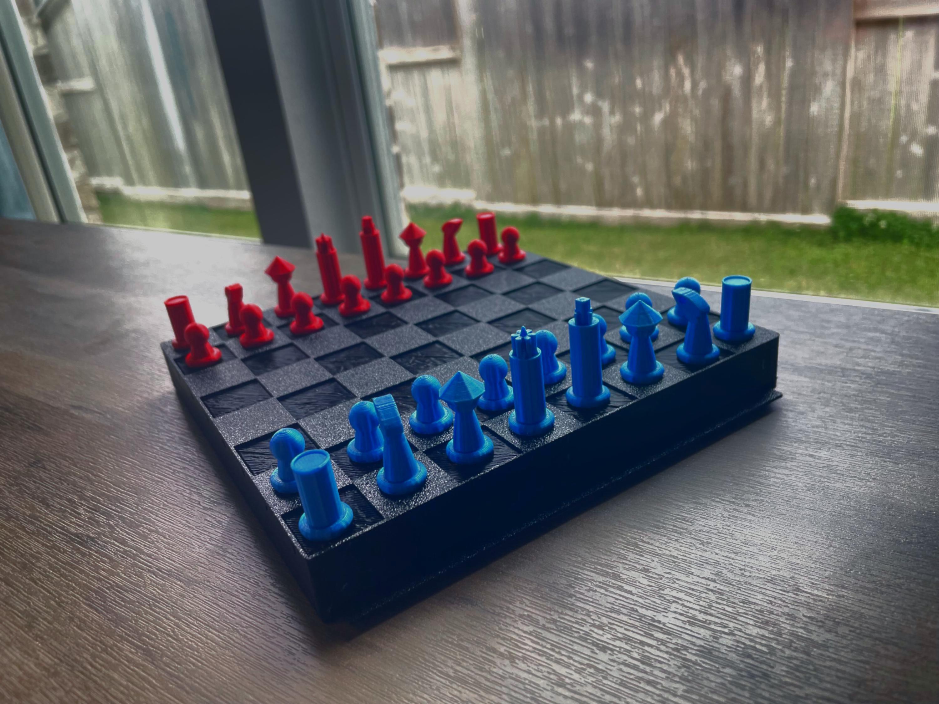 Chess and Checkers - 3D Printed - Etsy
