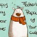 Fathers Day Card Handmade Bear and Cub Theme - Etsy