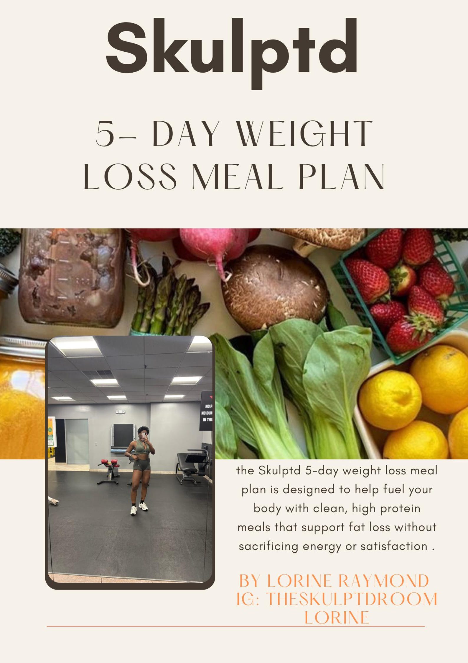 A Simple 5- Day Weight Loss Meal Plan Designed Ti Help You Stay on ...