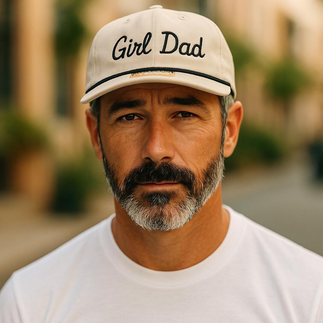 GIRL DAD HAT, Embroidered Rope Cap , Father’s Day Gift From Daughter ...