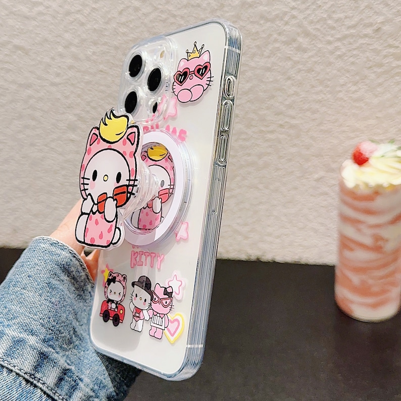 Magsafe/iphone 15/14/13/12/11/plus/pro Max/magnetic Case/clear/pink ...