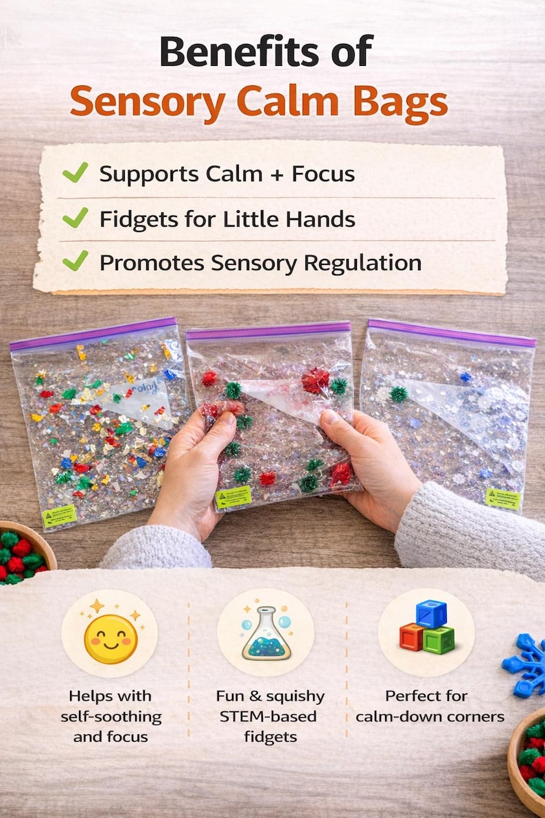 Sensory Calm Bags | Sensory Regulation Tool | Calm Down Fidget ...