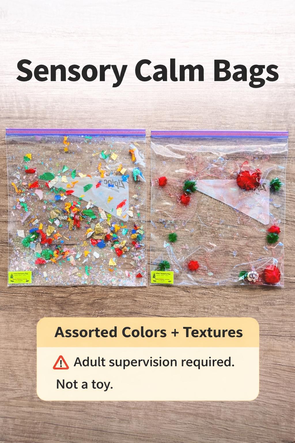 Sensory Calm Bags | Sensory Regulation Tool | Calm Down Fidget ...