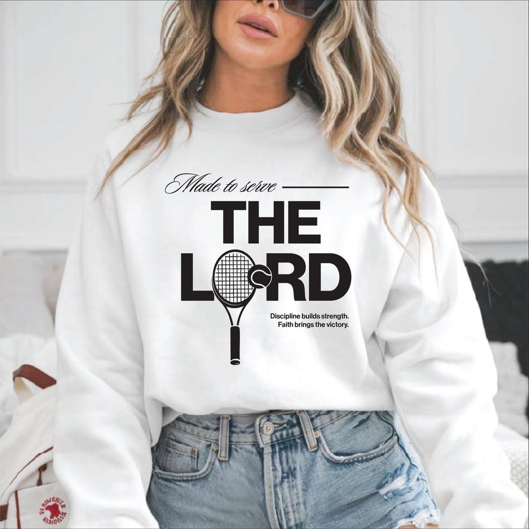Christian Tennis Design | Faith Sports Graphic (SVG PNG EPS) - Etsy