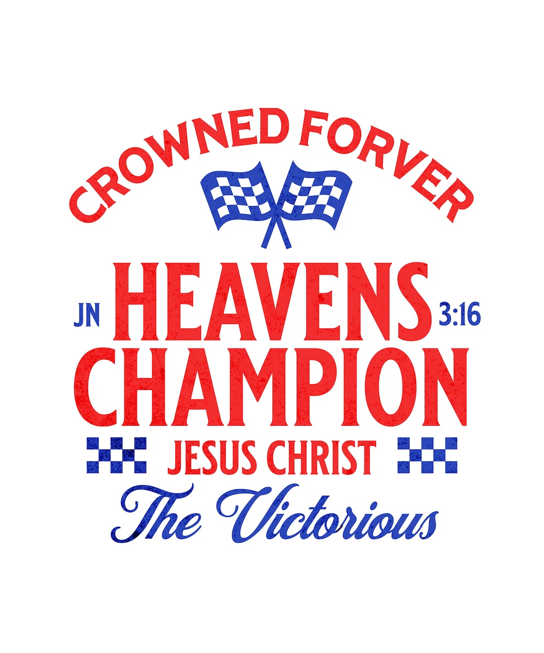 Heavens Champion Jesus Christ PNG Bundle: Christian Apparel Design ...