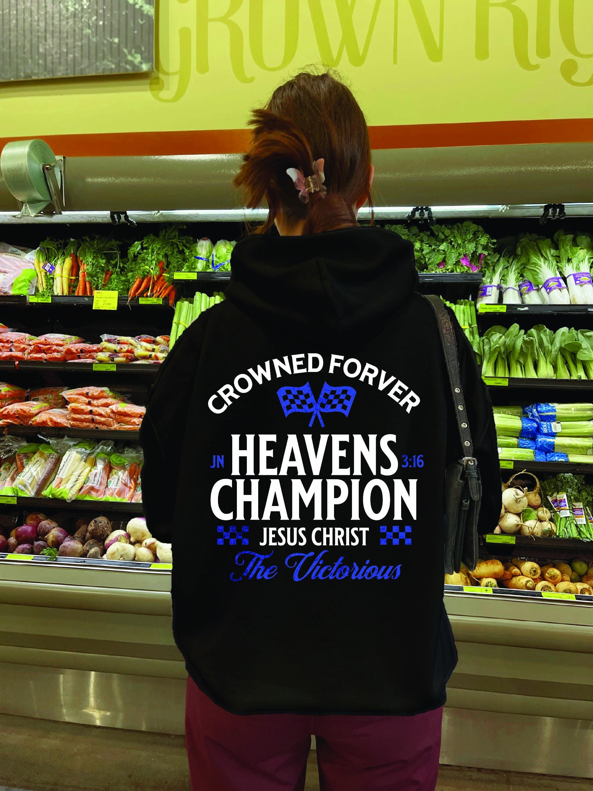 Heavens Champion Jesus Christ PNG Bundle: Christian Apparel Design ...