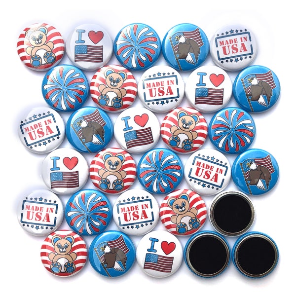 Patriotic Magnets - Etsy
