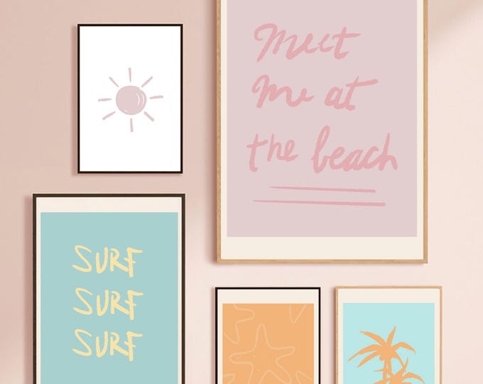 Ocean Wall Art, Nautical Wall Art, Beach Printable, Sea Printable, Blue ...