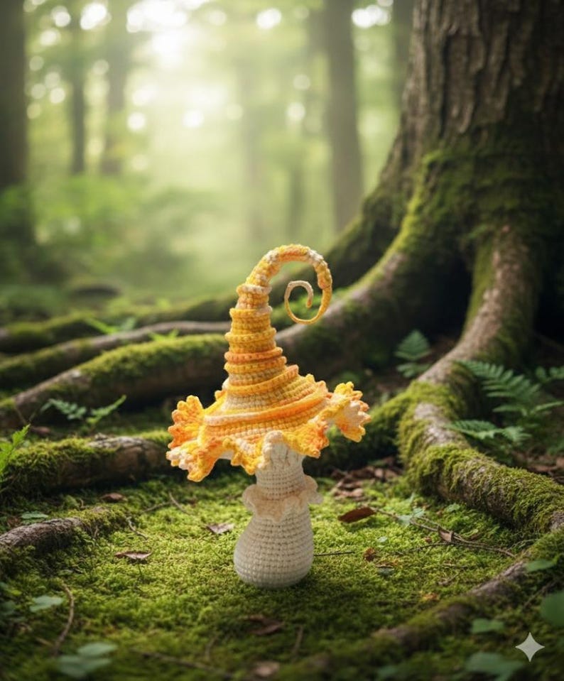 Witch Mushroom Crochet Pattern, Easy to Advanced Tutorial, Amigurumi ...