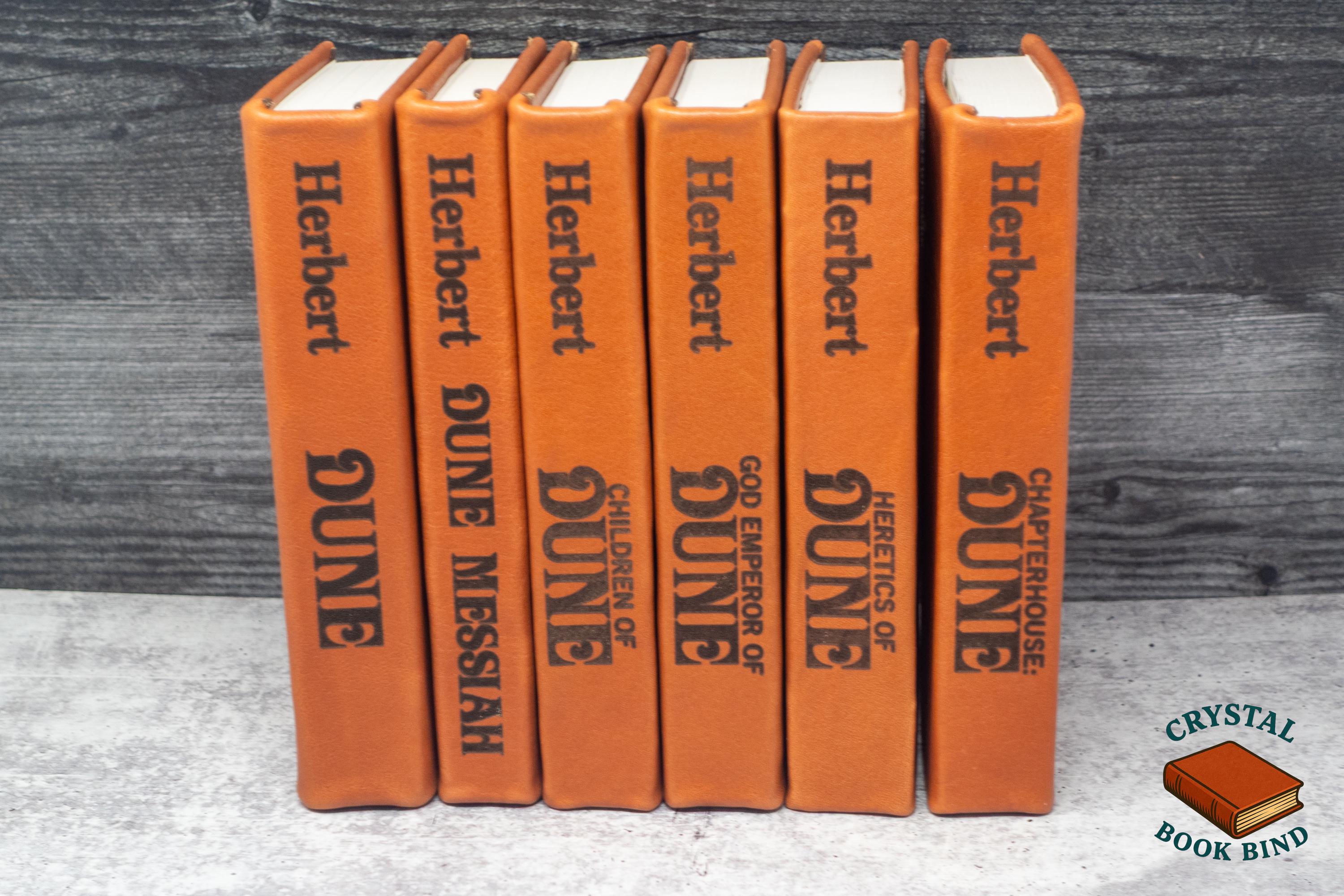 The Dune Saga – Hand-bound Leather Editions | Frank Herbert - Etsy