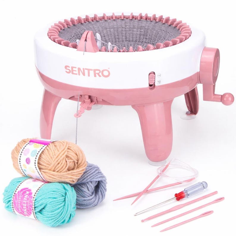 Knitting Machine Craft Project 40 Needle Hand Knitting Machine Kit for ...