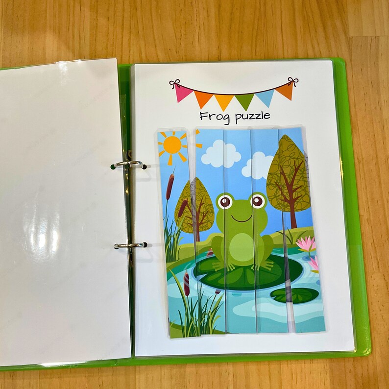 Busy Book Woodland Animal Folder Inc Extra Printable Pages Educational ...