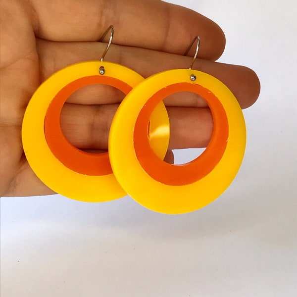 60s Mod Earrings - Etsy