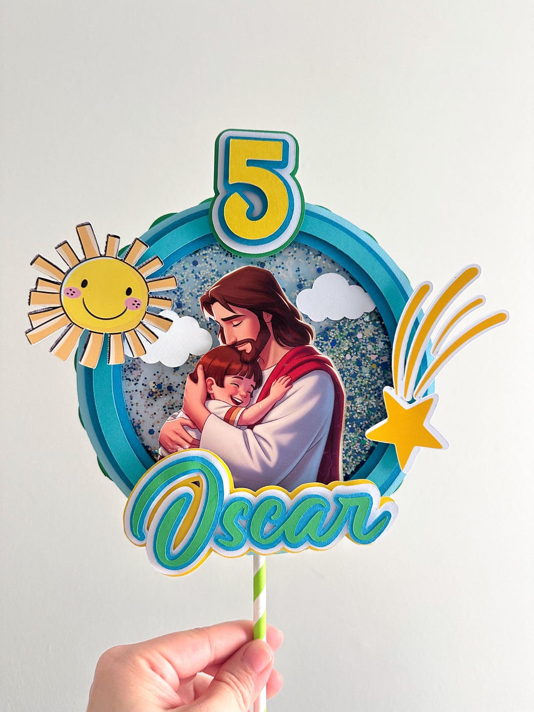 Jesus Cake Topper, Religious Cake Topper - Etsy