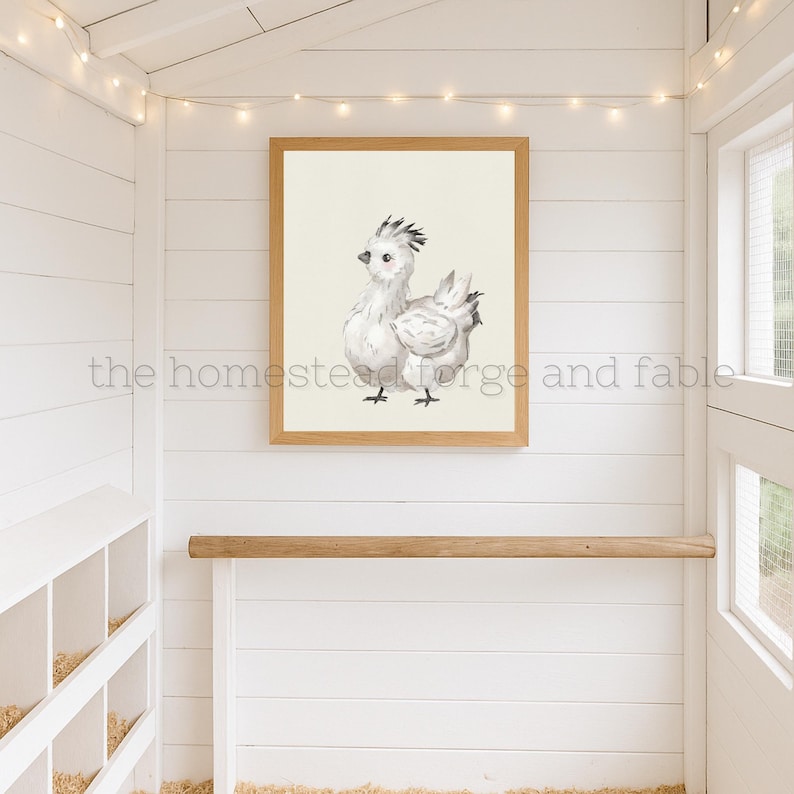 Printable Watercolor Chicken Art - Etsy