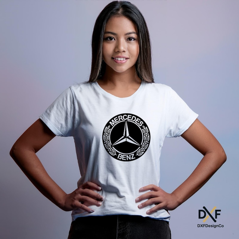 Mercedes Benz Logo DXF SVG | Luxury Car Wall Art | Laser Cut Metal ...