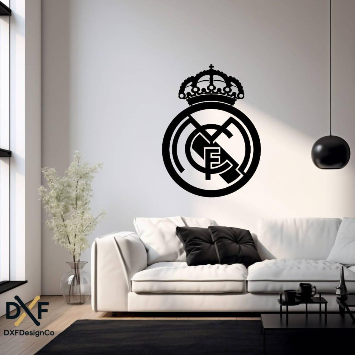 Real Madrid Logo Vector | Laser Cut (SVG & DXF) - Etsy
