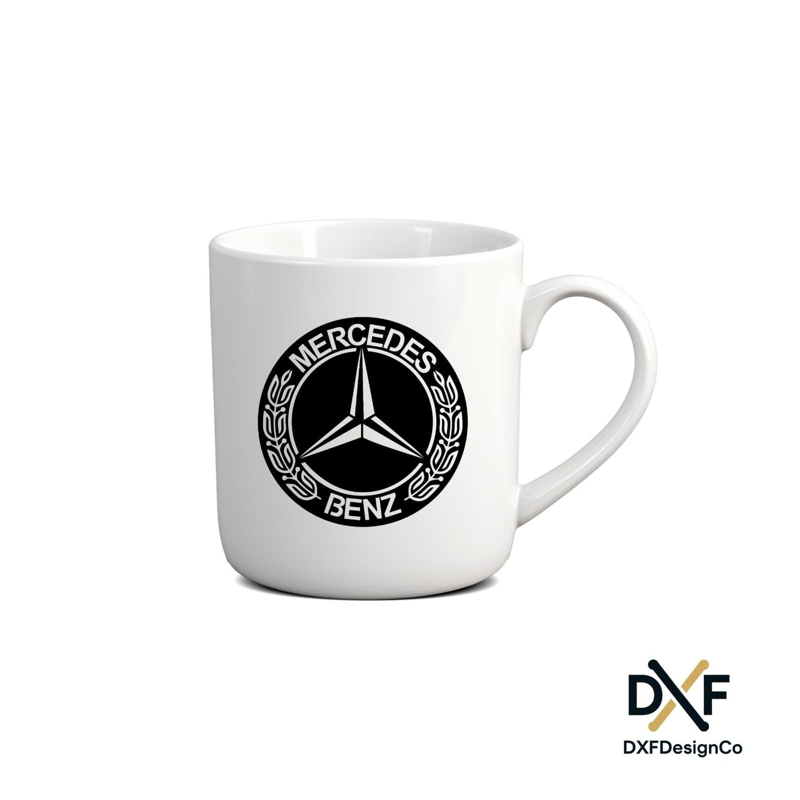 Mercedes Benz Logo DXF SVG | Luxury Car Wall Art | Laser Cut Metal ...