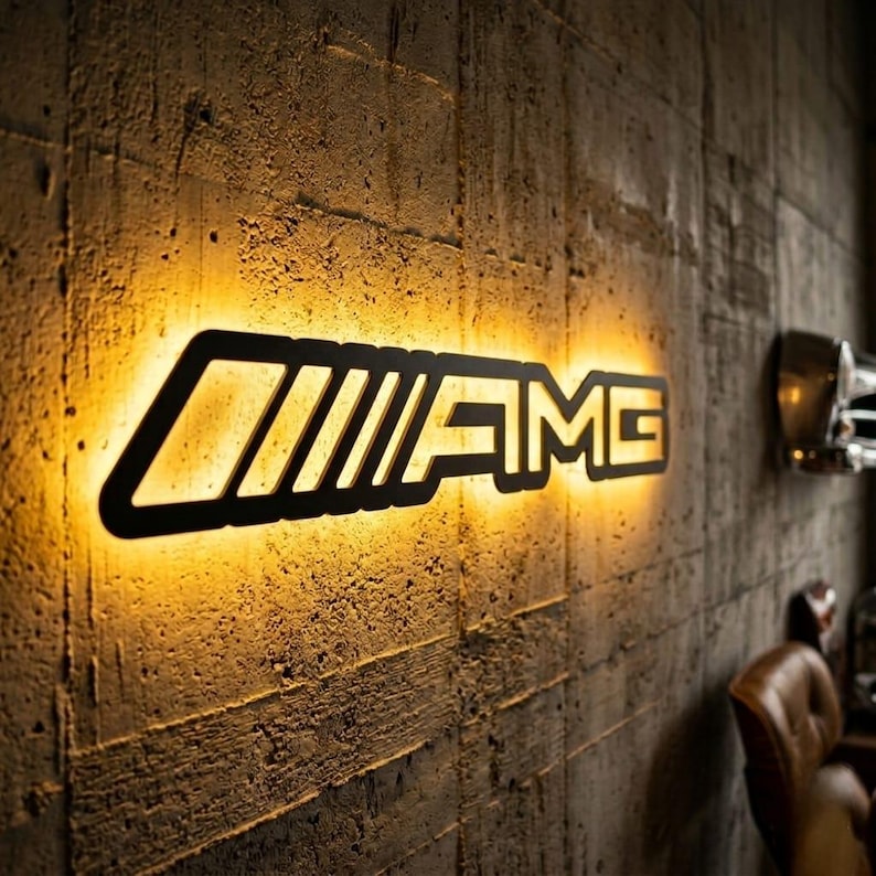 AMG Mercedes Logo SVG DXF Bundle | German Performance Wall Art (digital ...