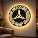 Mercedes Benz Logo DXF SVG | Luxury Car Wall Art | Laser Cut Metal ...