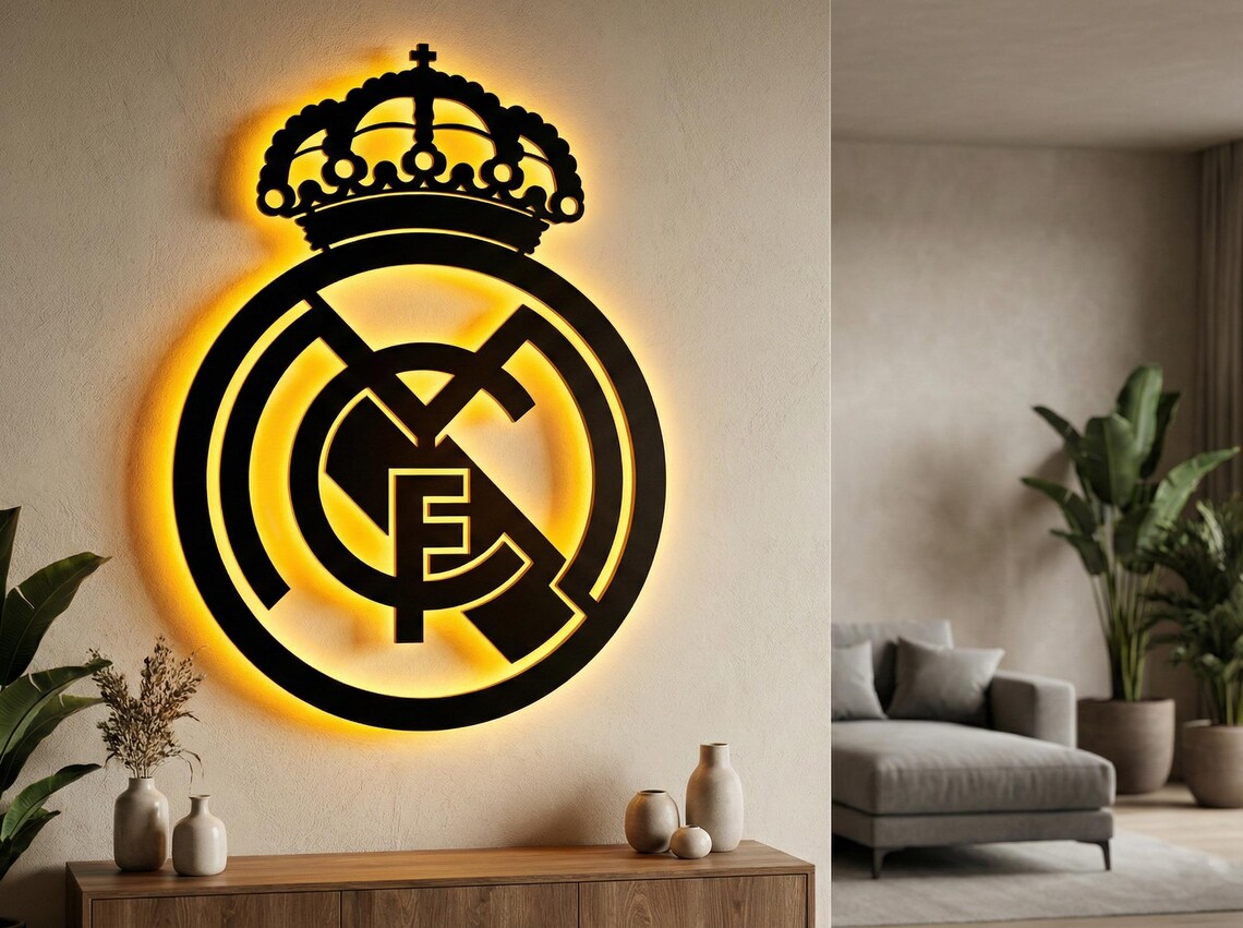 Real Madrid Logo Vector | Laser Cut (SVG & DXF) - Etsy