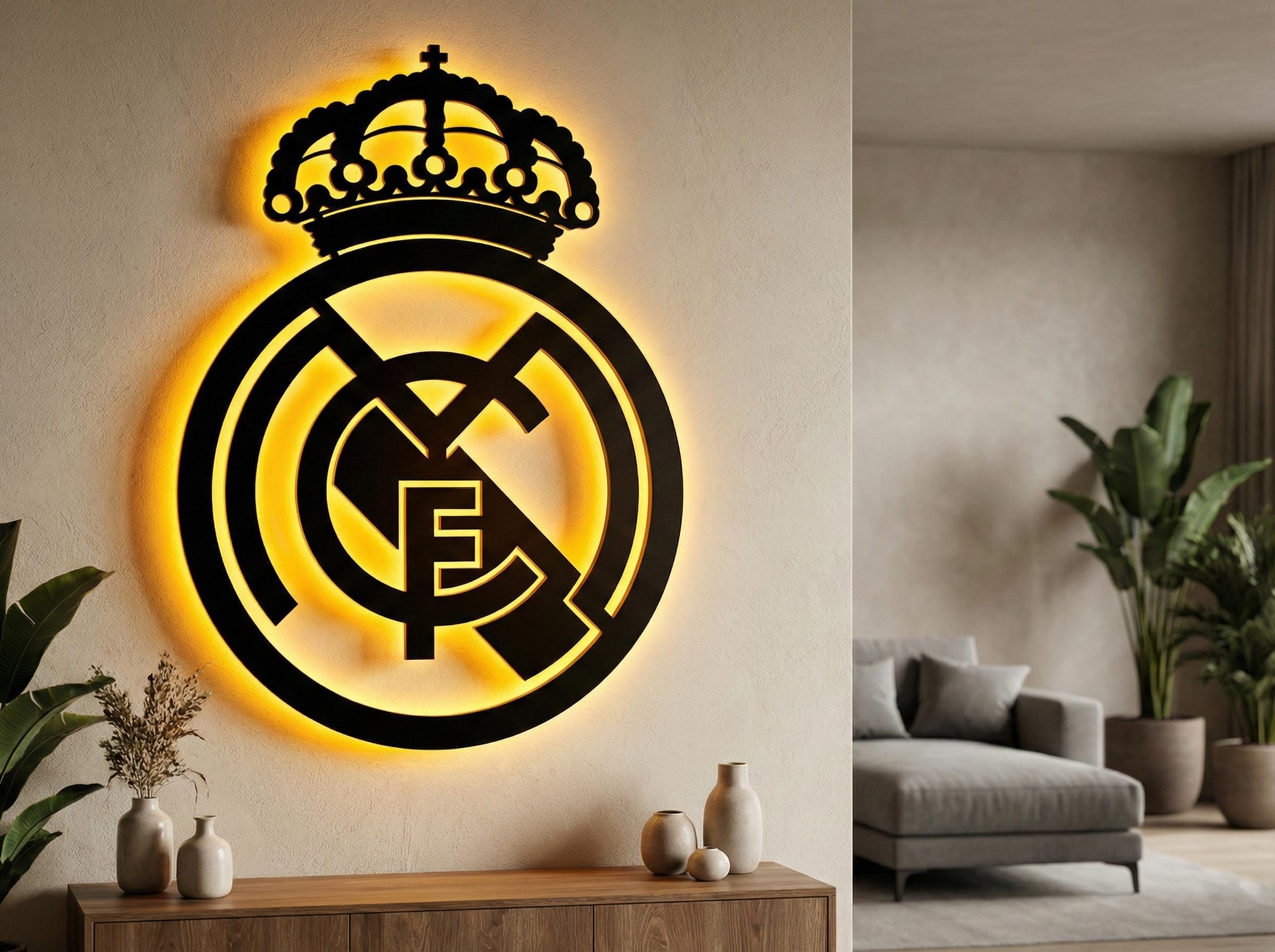Real Madrid Logo Vector | Laser Cut (SVG & DXF) - Etsy