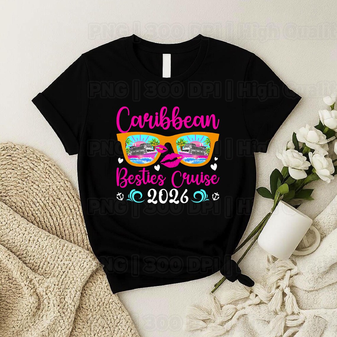 Caribbean Besties Cruise 2026 Best Friend Cruising Caribbean Png ...