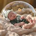 Future Casual NEWBORN in a Bubble Portrait | Personalized AI Newborn ...