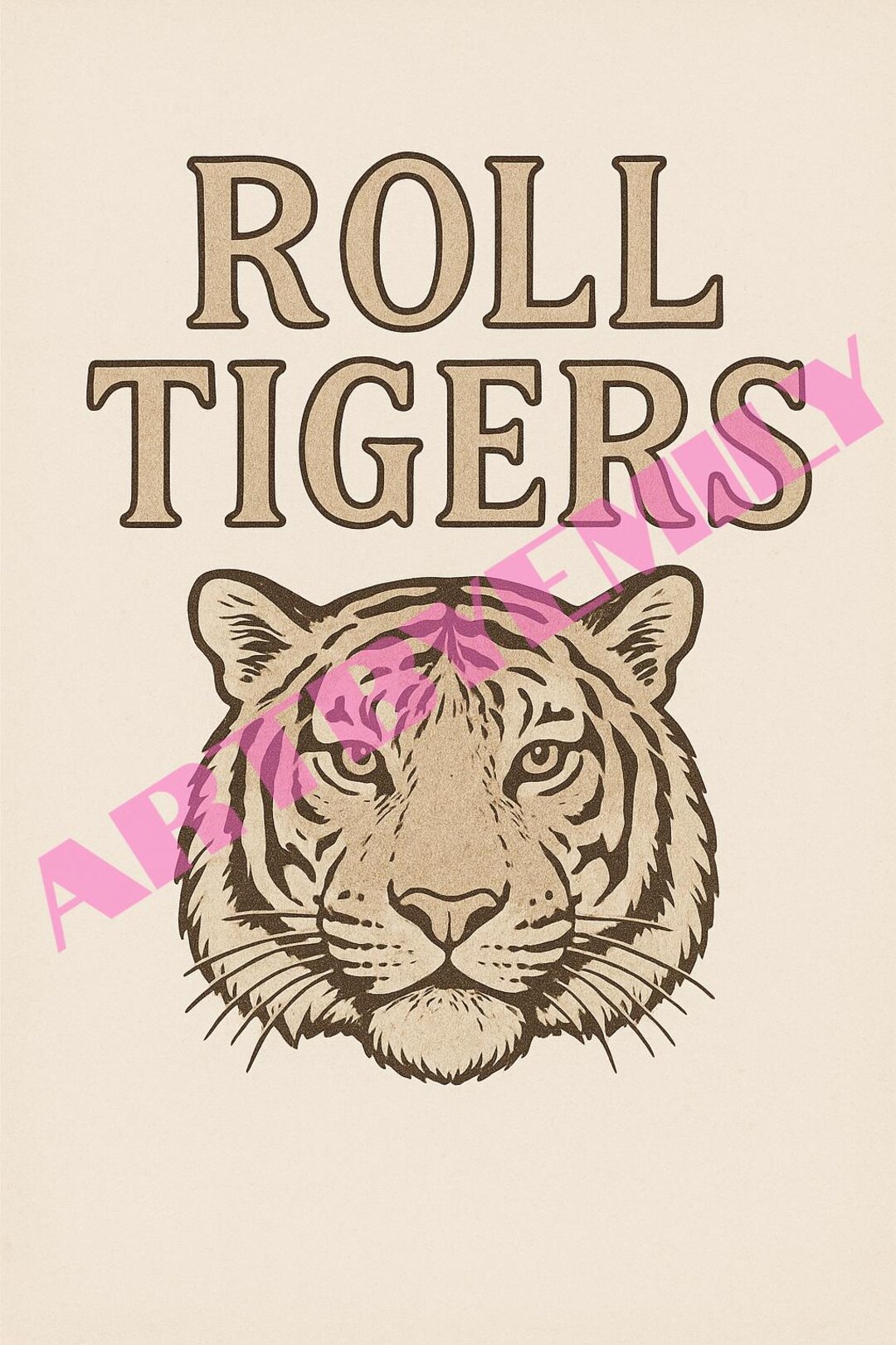 Clemson Print - Roll Tigers Printable Download - Etsy
