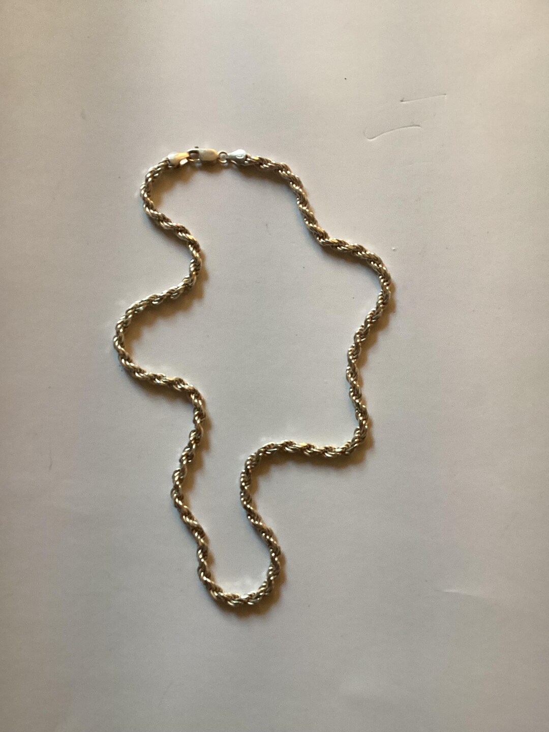 20" AGI Yellow Gold Vermeil Rope Chain (5.6mm) - Etsy